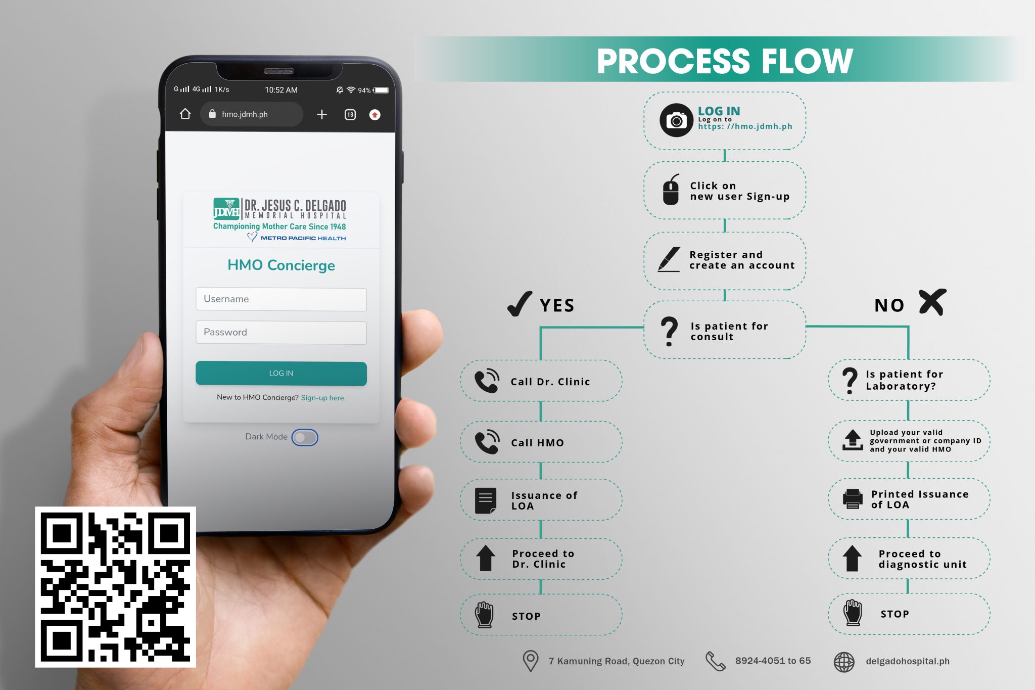 HMO ONLINE PORTAL | Dr. Jesus C. Delgado Memorial Hospital